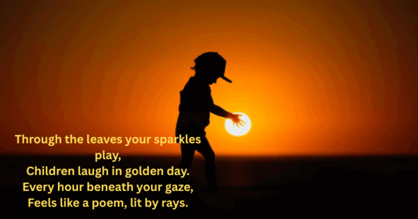 Sun Poetry in English: 12 Illuminating Verses