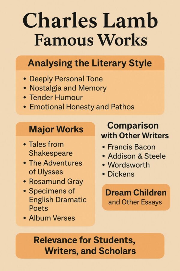 Charles Lamb Famous Works: A Complete Guide for Students - Readers Meet