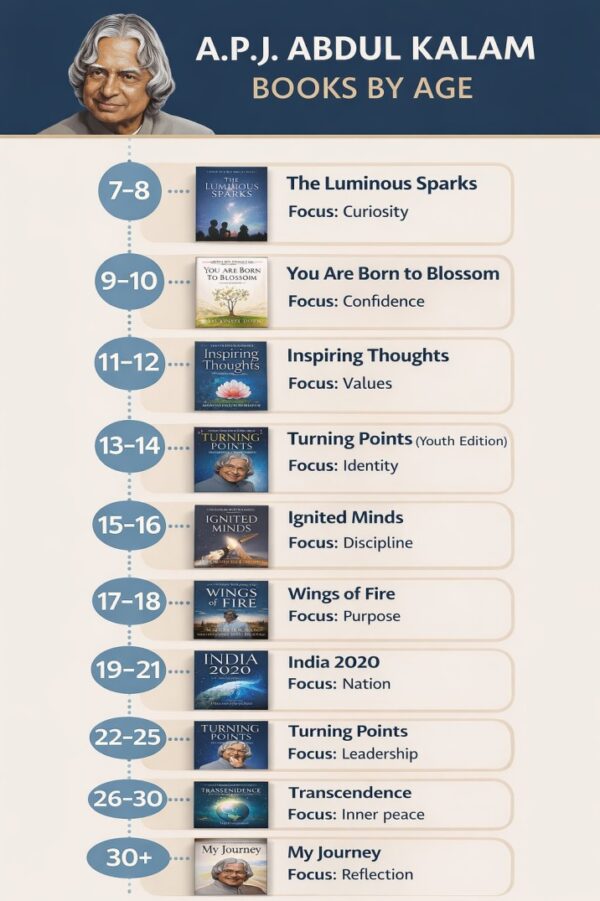 APJ Abdul Kalam Books Recommendation as per Age